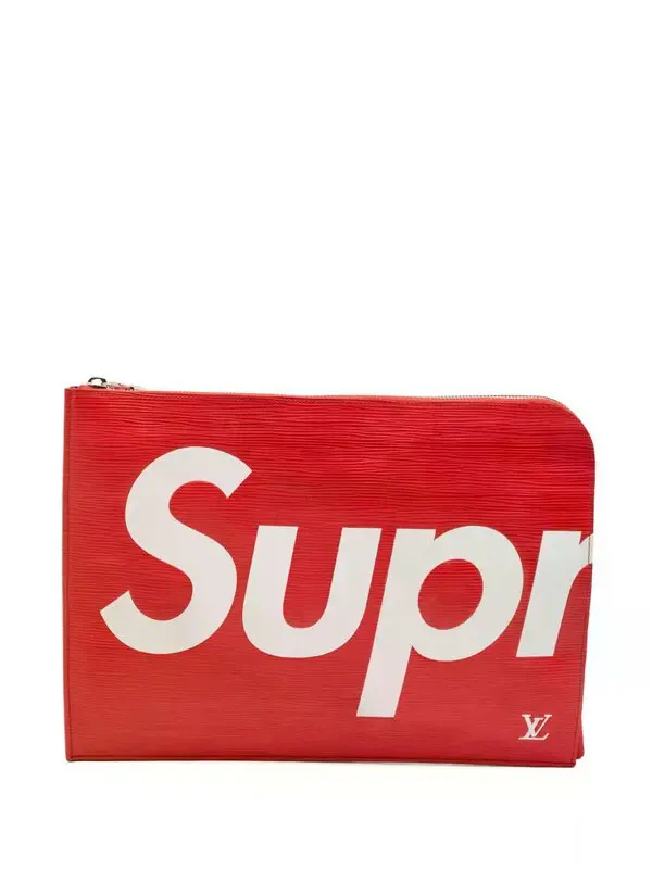 LOUIS VUITTON X Supreme Pochette Jour Gm Clutch Bag
