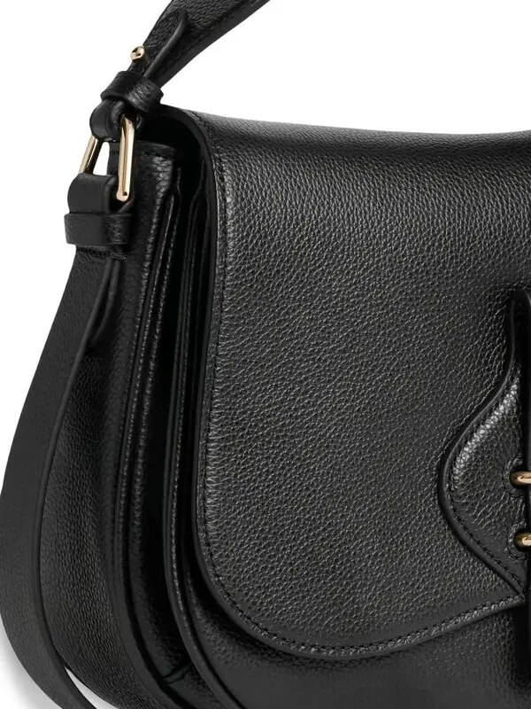 COCCINELLE Mavery Leather Shoulder Bag - Black