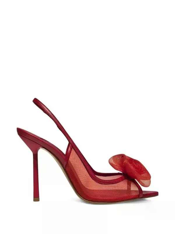 LE SILLA Heeled Sandals With Floral Detail - Red