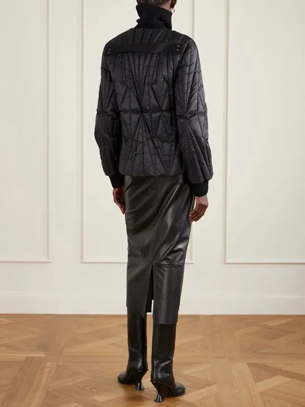 Rick Owens Moncler Quilted Shell Down Jacket - Black