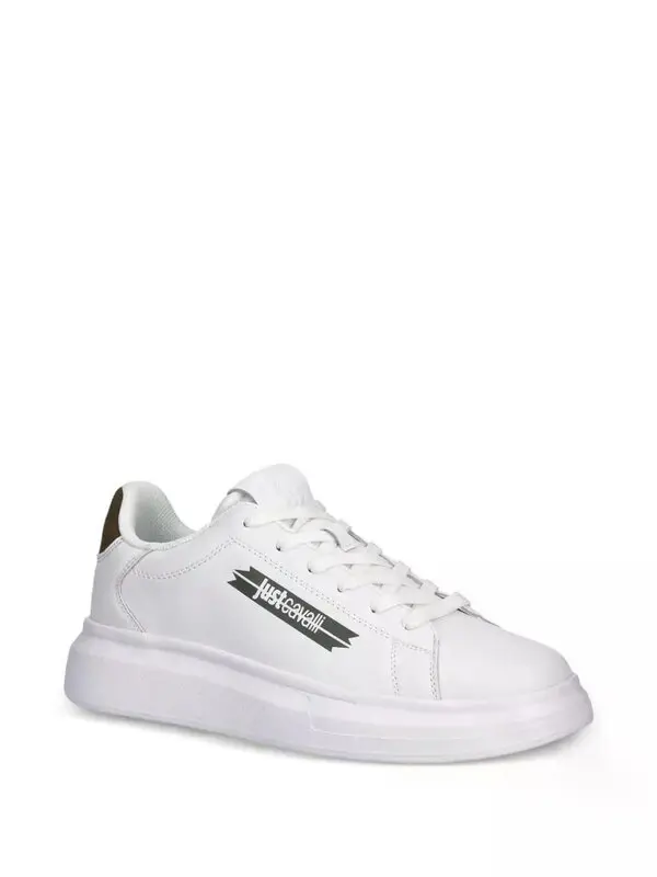 Just Cavalli Logo Detail Platform Sole Sneakers