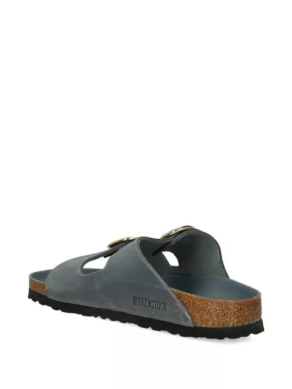 BIRKENSTOCK Arizona Sandals With Gold-tone Hardware - Grey