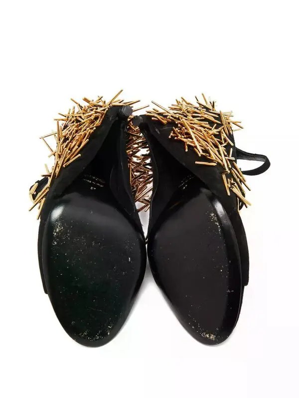 TOM FORD Embellished Suede Sandals