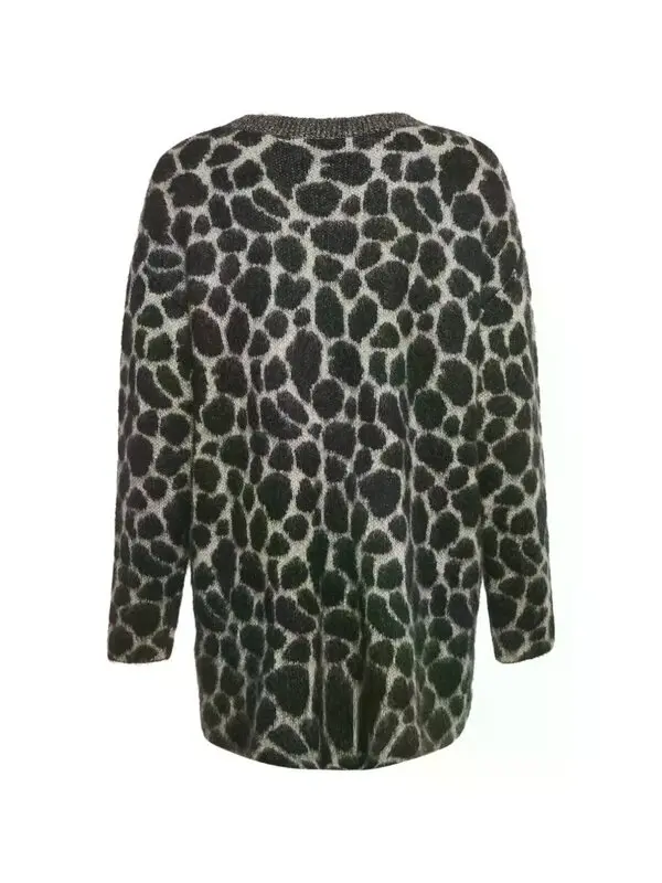 Gucci Animal Print Mohair Blend Sweater