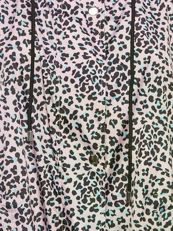 Maje Leopard-print Zip-up Coat
