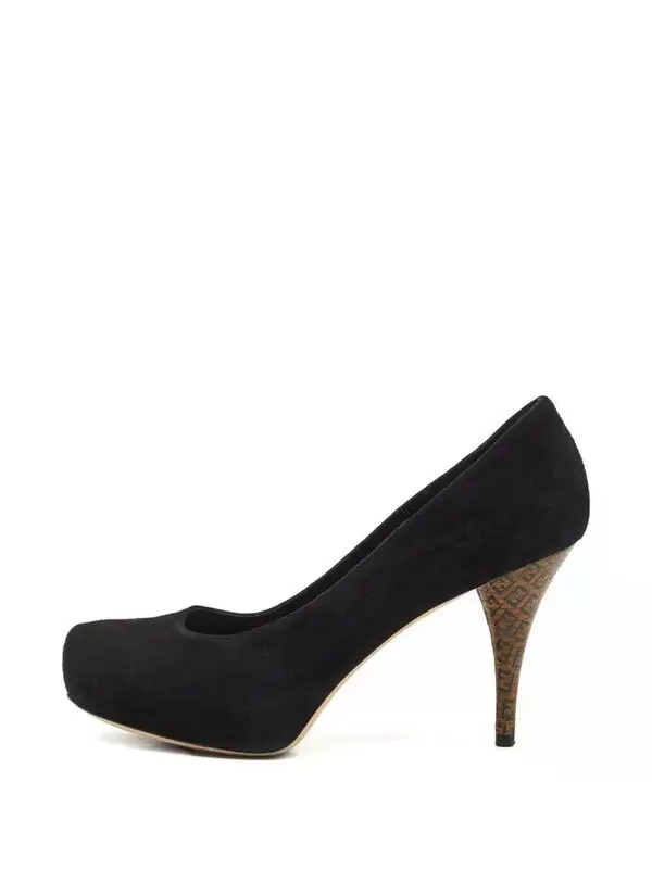 Fendi Suede High Heel Pumps