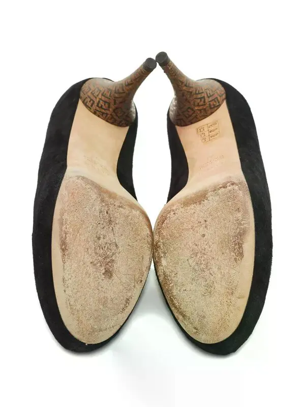 Fendi Suede High Heel Pumps