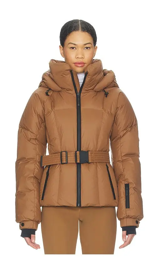 Cordova Monterosa Puffer Jacket With Belt - Brown