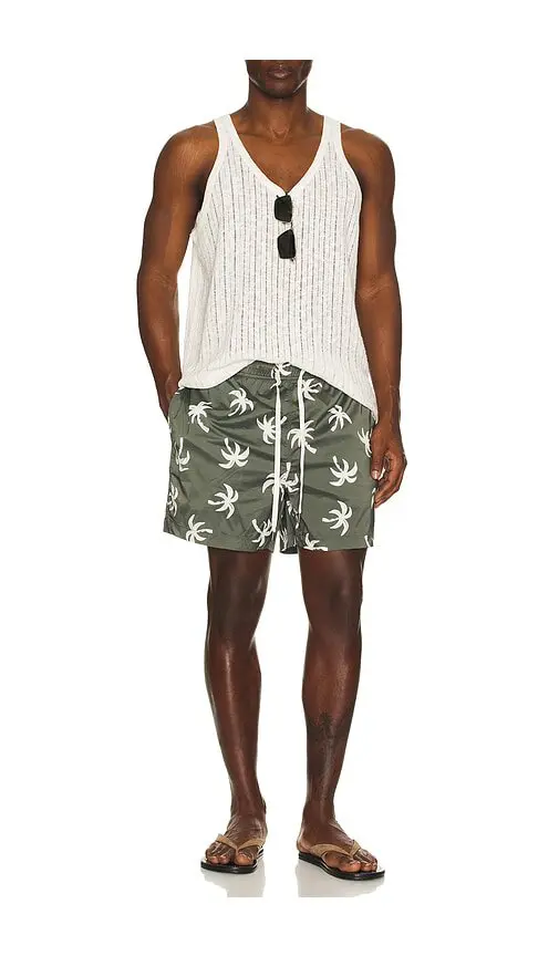 Onia Charles 5 Swim Trunk - Olive