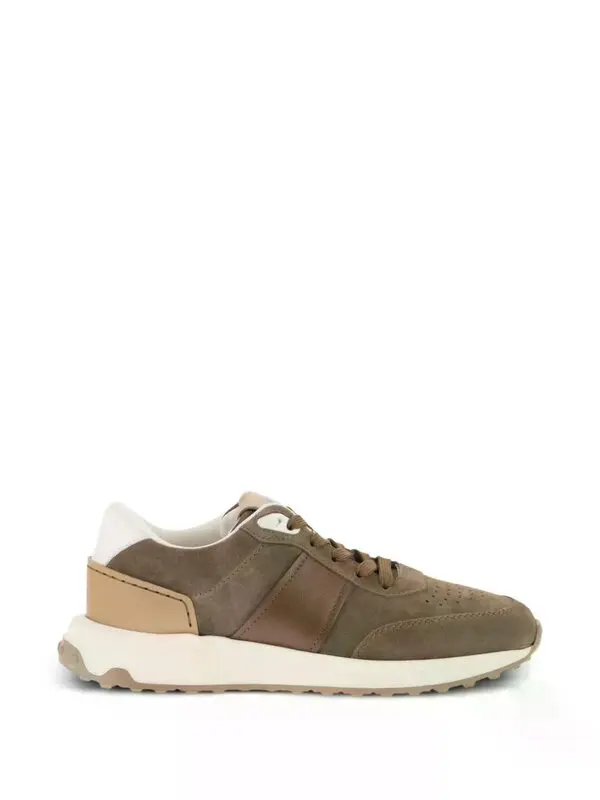 TOD'S Suede Lace-up Sneakers - Brown