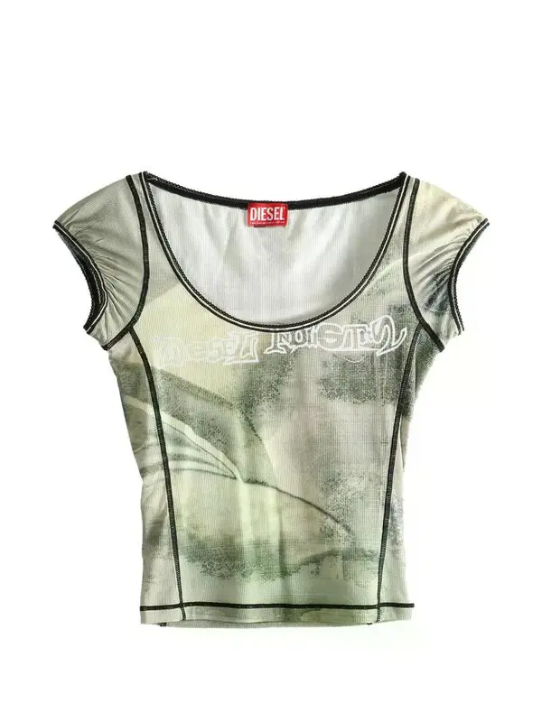 DIESEL® Graphic-print T-shirt - Grey