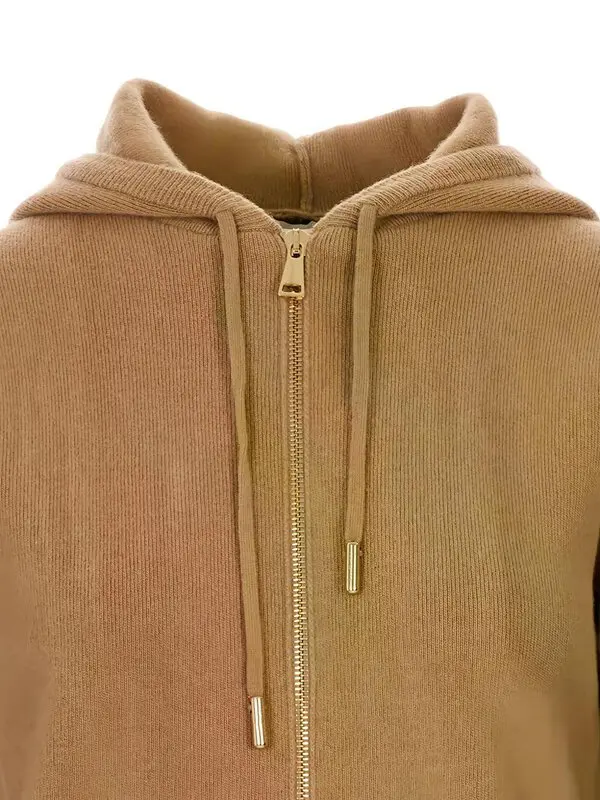 Moncler Logo-patch Drawstring-hood Cardigan