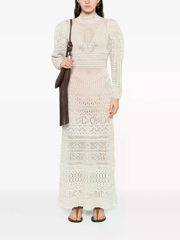 Isabel Marant Étoile Dione Knit Maxi Dress - Neutrals
