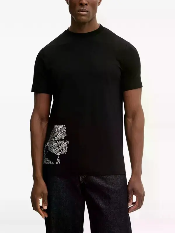 Karl Lagerfeld Printed T-shirt - Black