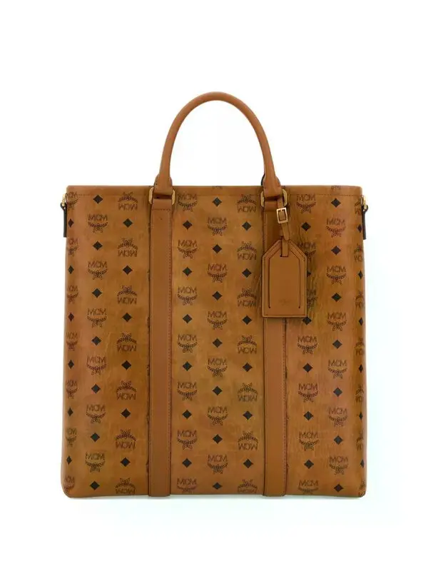 Mcm Aren Printed Tote Bag
