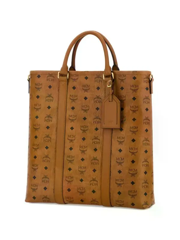 Mcm Aren Printed Tote Bag