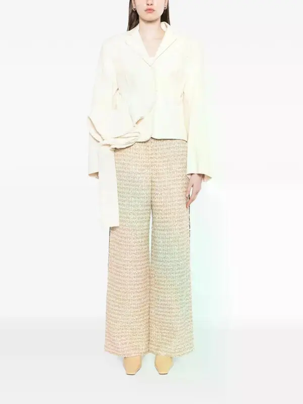 Karl Lagerfeld Textured Boucle Trousers