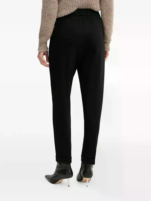 Liviana Conti Drawstring Trousers With Silver-tone Detail