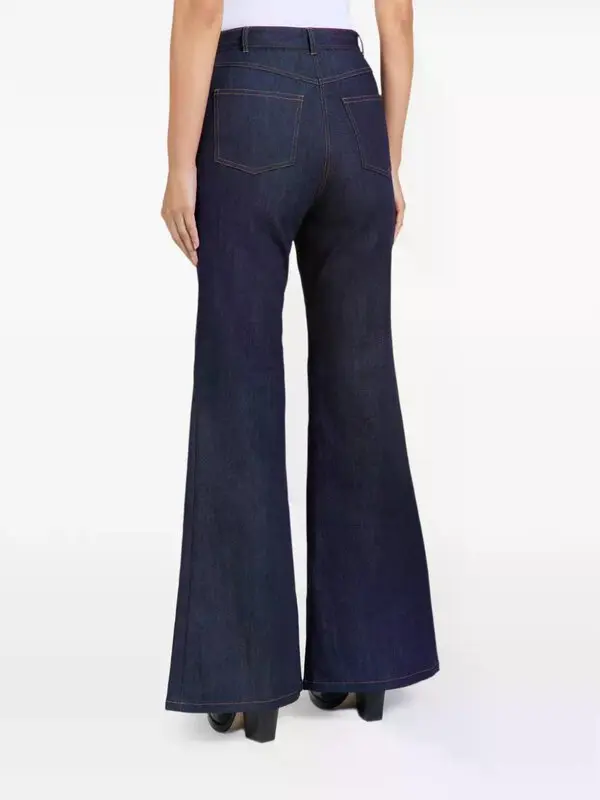 Florence & Fortitude Flared Seam Denim Trousers