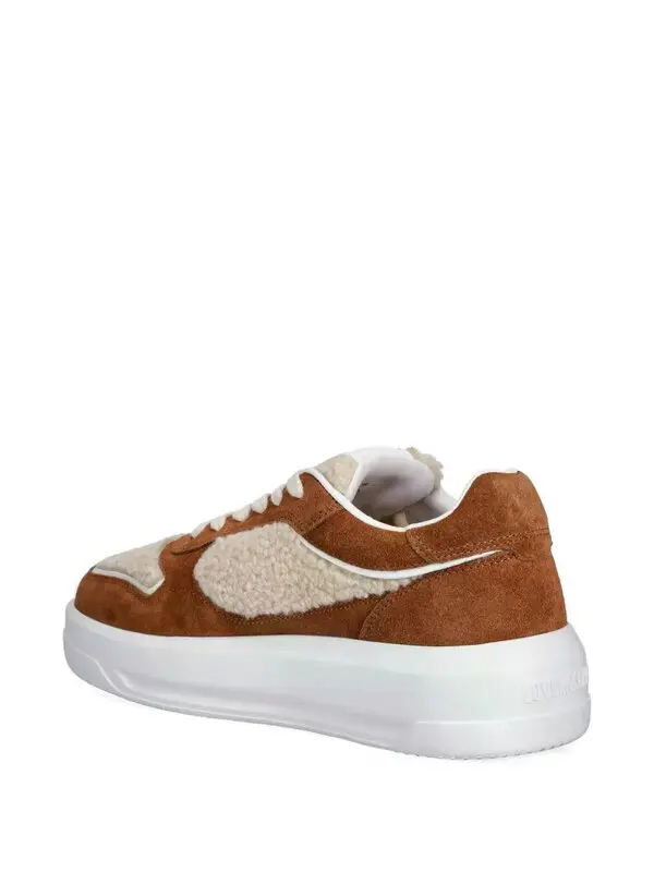 Moschino Panelled Lace-up Sneakers