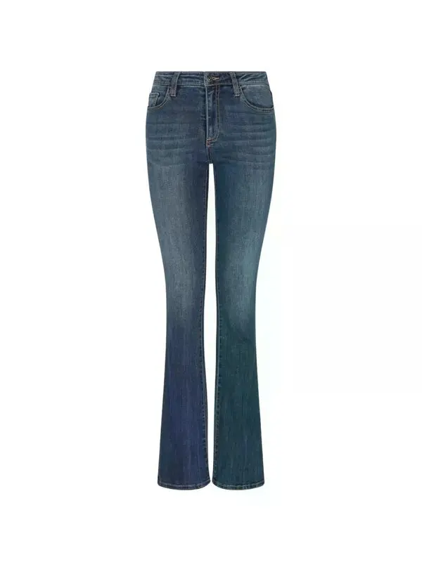 Armani Exchange Buttoned Flared Jeans - Blue