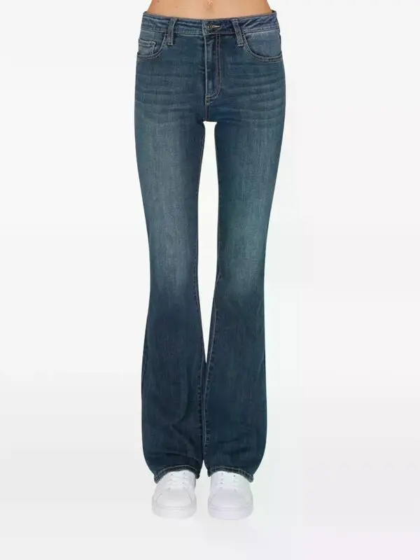 Armani Exchange Buttoned Flared Jeans
