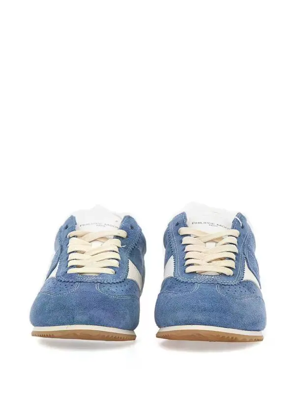 Philippe Model Suede Lace-up Sneakers - Blue