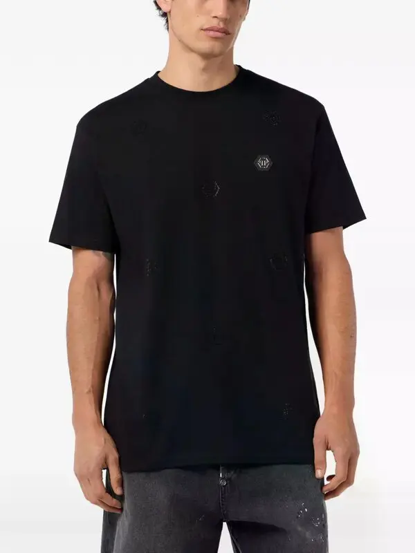 Philipp Plein Monogram Round-neck T-shirt