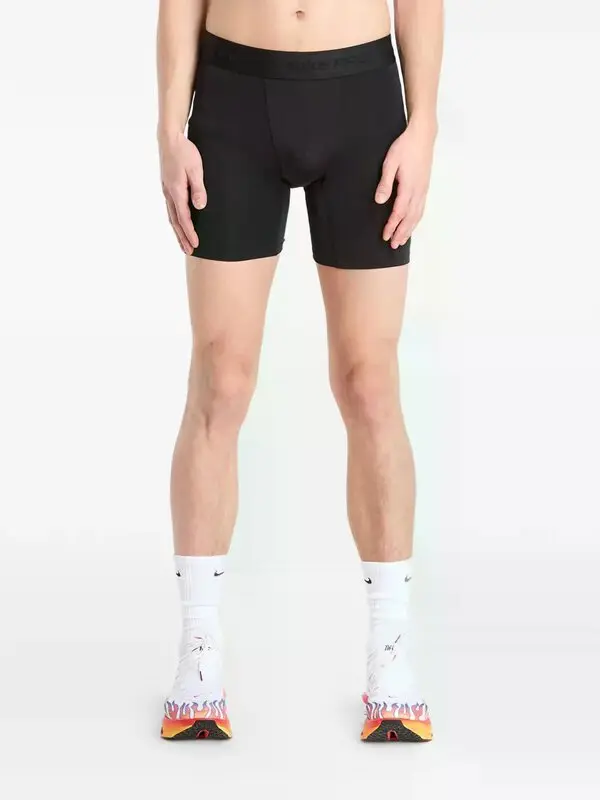 Nike Pro Logo-waistband Shorts - Black