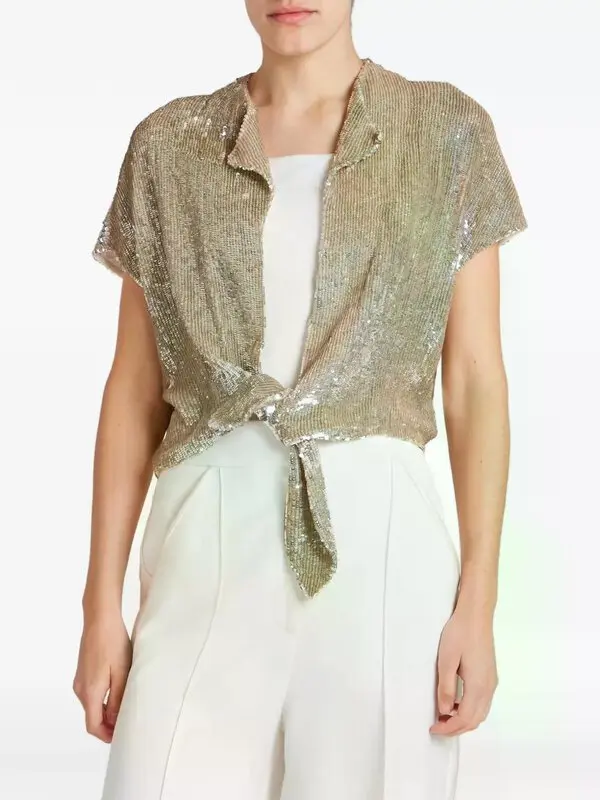 TEMPERLEY LONDON Filigree Sequin Embellished Jacket