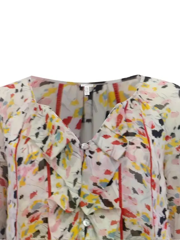Diane Von Furstenberg Marlene Ruffled Blouse