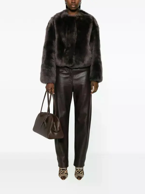 Tagliatore Long-sleeve Shearling Jacket