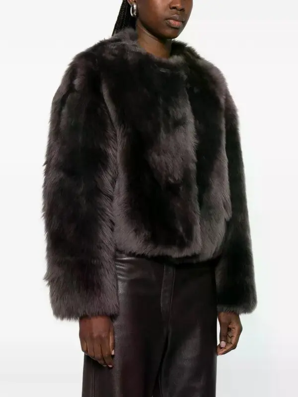 Tagliatore Long-sleeve Shearling Jacket
