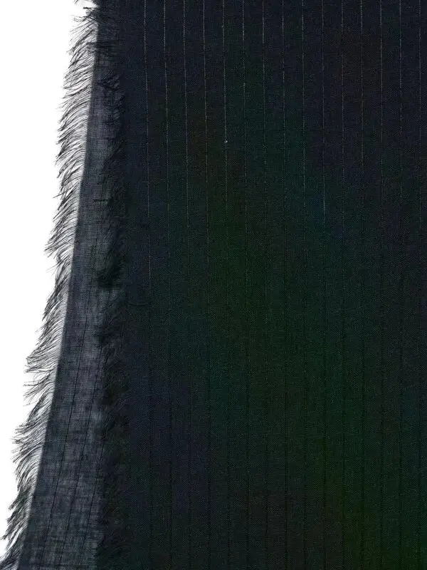 Fabiana Filippi Striped Fringed Scarf