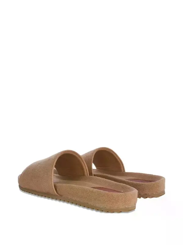 Frescobol Carioca Renato Open-toe Slip-on Sandals - Neutrals