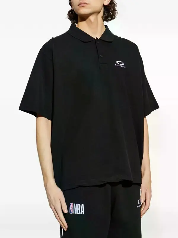 Balenciaga Logo-detail Polo Shirt