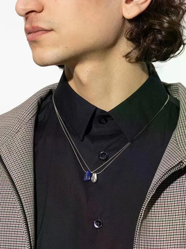 MARANT Teardrop Pendant Necklace - Silver