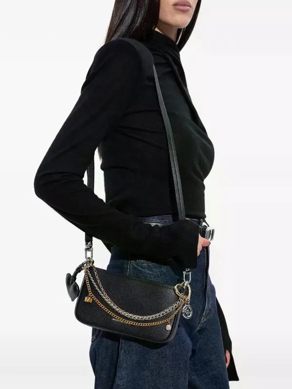 Michael Kors Grained Leather Tote Bag With Heart Charm