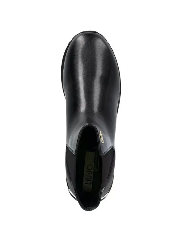 Liu Jo Logo Plaque Platform Chelsea Boots