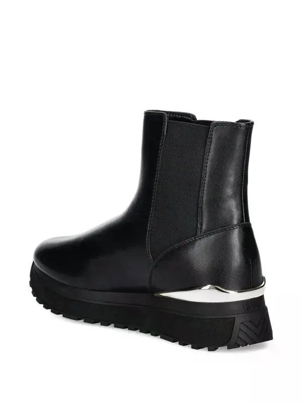 Liu Jo Logo Plaque Platform Chelsea Boots