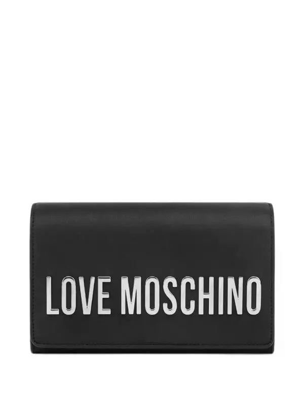 Moschino Lettering Chain Shoulder Bag