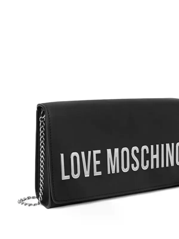 Moschino Lettering Chain Shoulder Bag