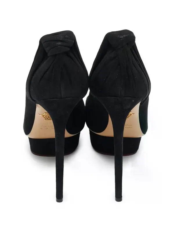 CHARLOTTE OLYMPIA Josephine Platform Stiletto Heel Shoes - Black