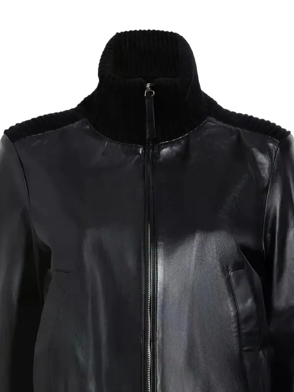 Proenza Schouler White Label Ribbed Collar Jacket