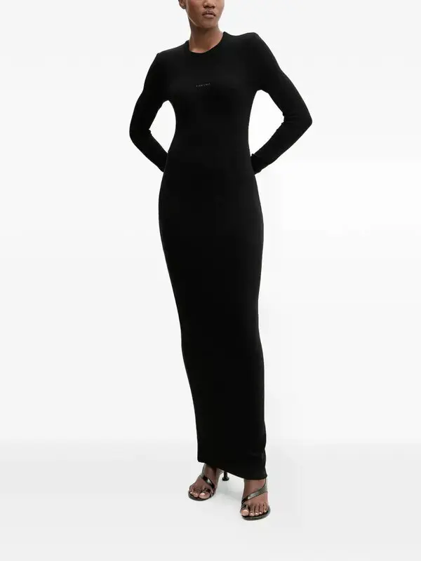 LA MANIA Long-sleeved Maxi Dress