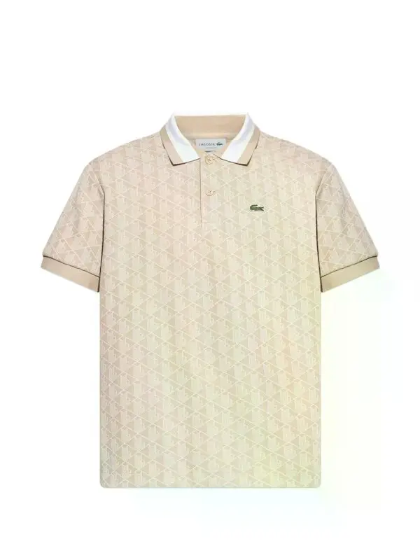 Lacoste Patterned Polo Shirt