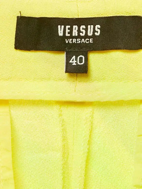 VERSUS Pleated Crepe Trousers