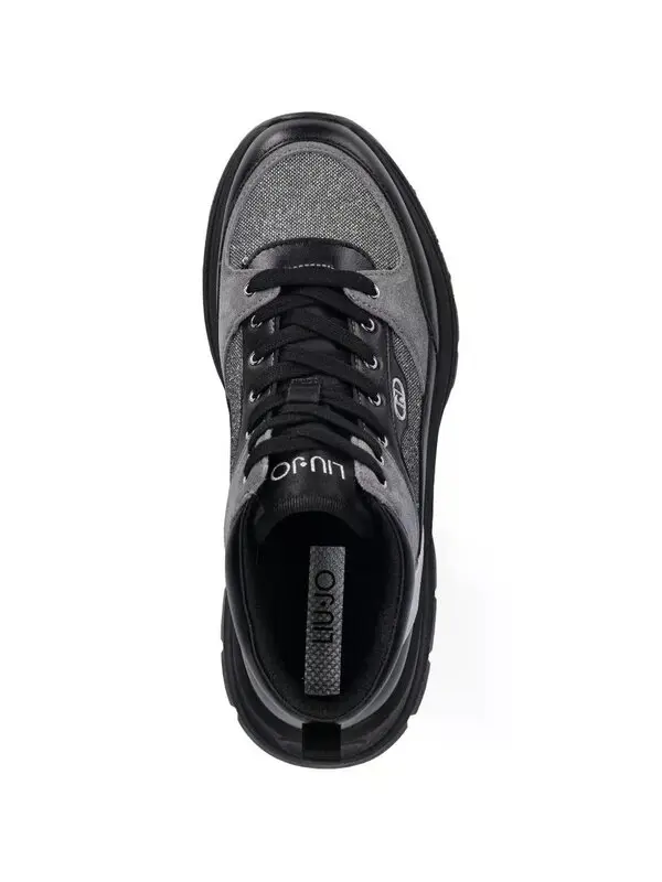Liu Jo Silver Trim Platform Sneakers