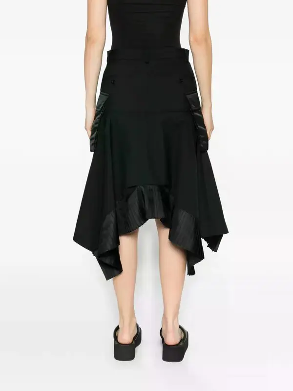Sacai Cargo Pocket Midi Skirt