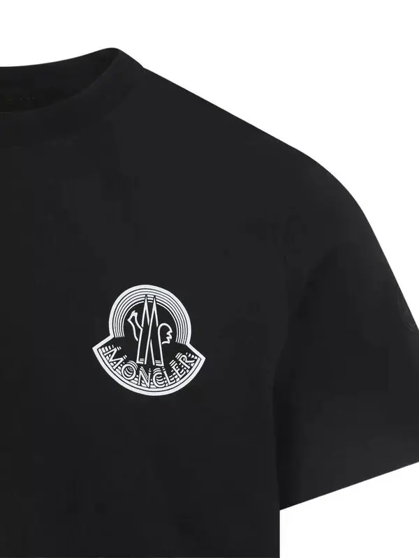 Moncler Logo-patch T-shirt - Black